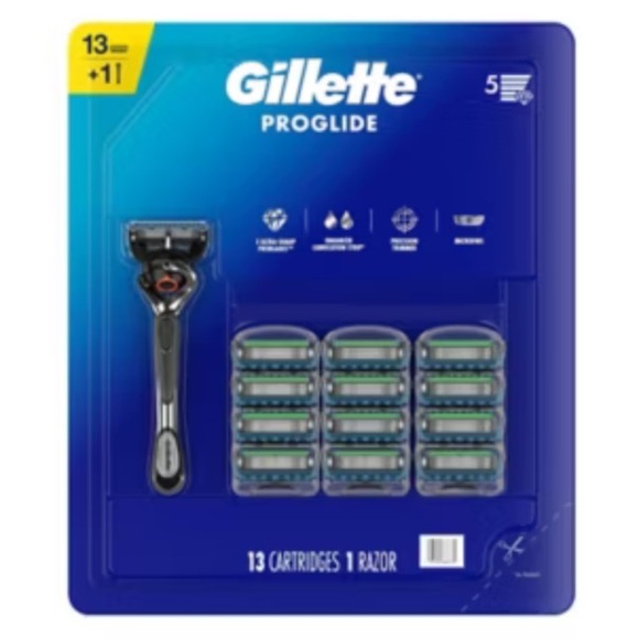 gillette | Grooming | Gillette Proglide Razor For Men Handle 13 Blade ...